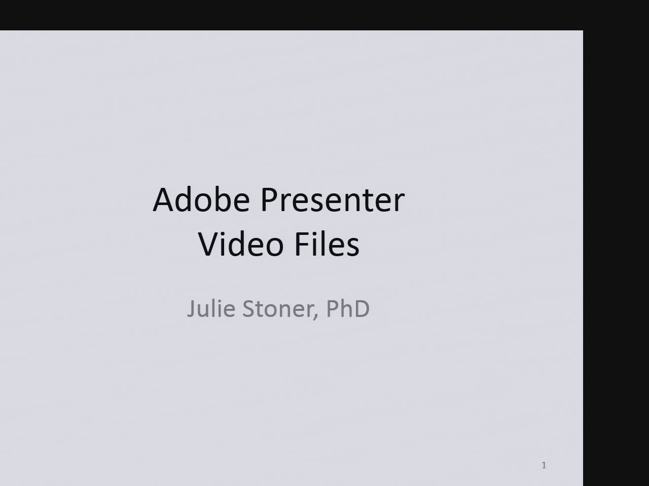 Adobe Presenter Overview
