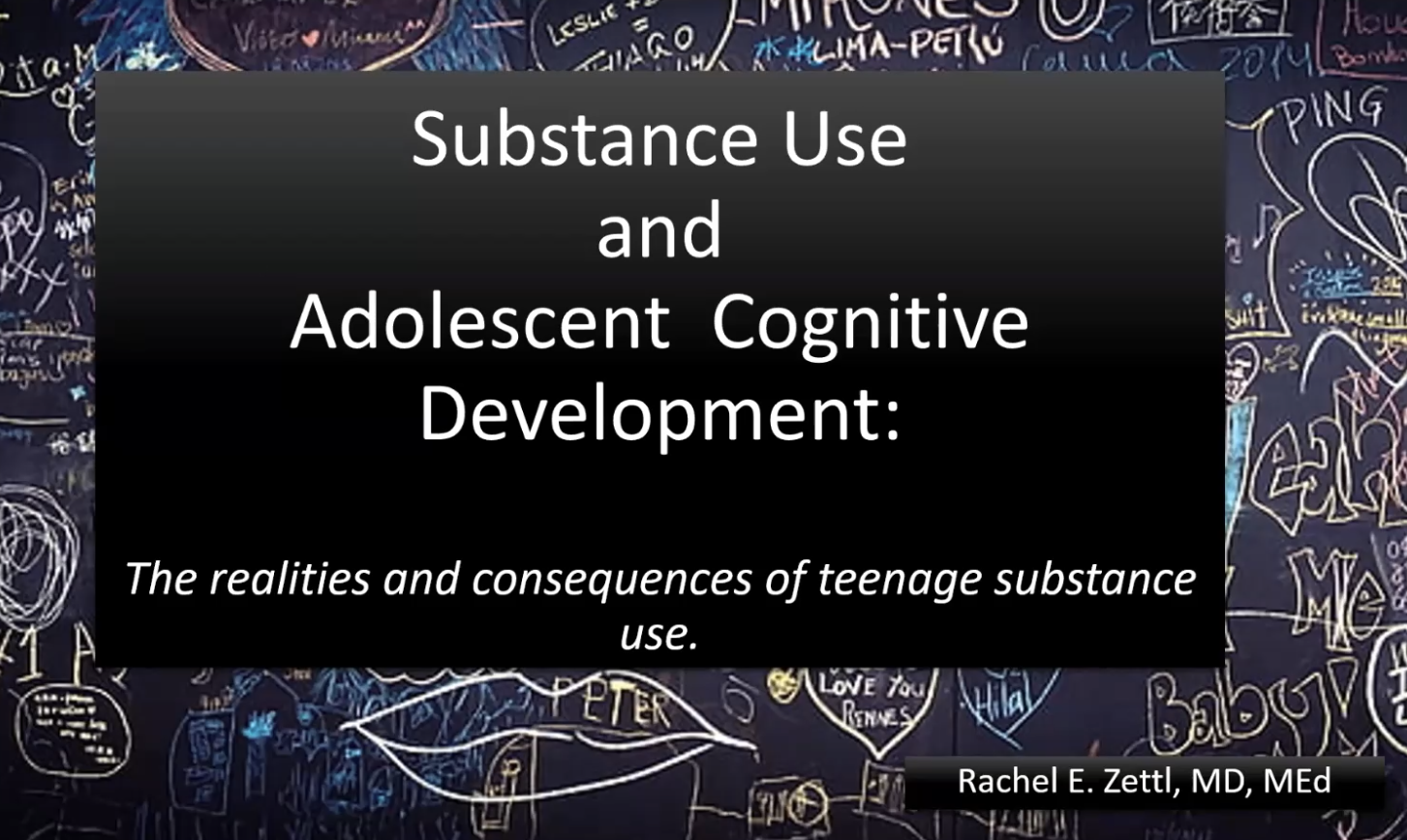 Substance Use and Adolescent Cognitive Development: The realities and ...