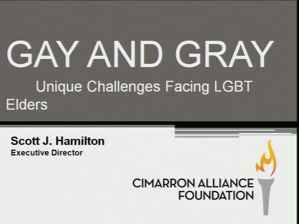 Gay And Gray: Unique Challenges Facing LGBT Elders